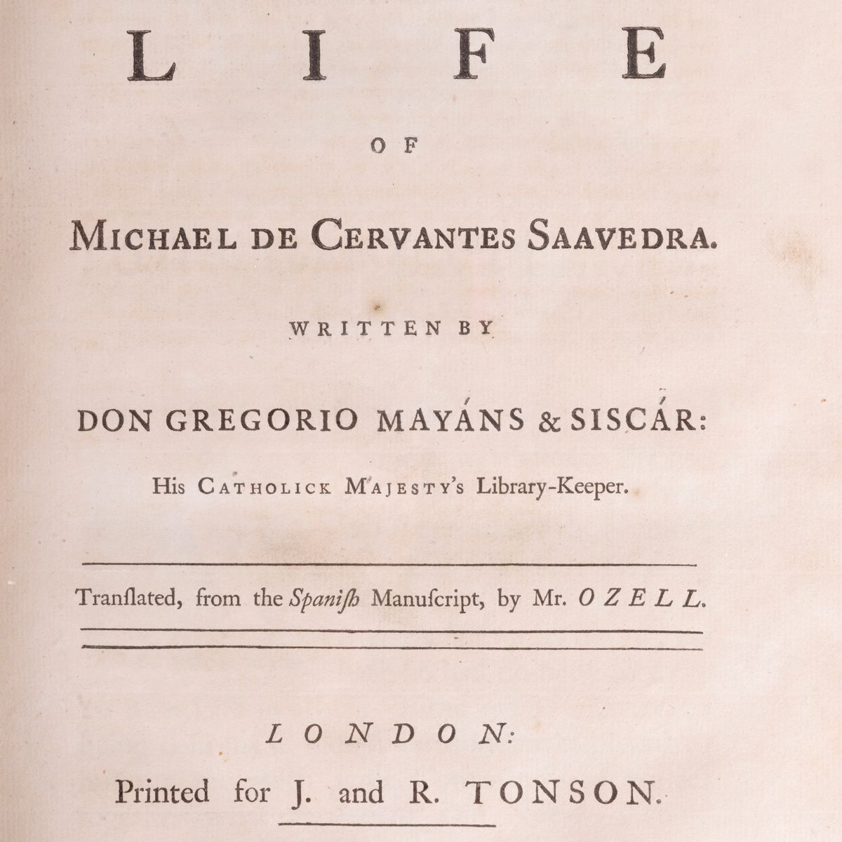 Cervantes Saavedra, Miguel de - The Life and Exploits of the ingenious ...