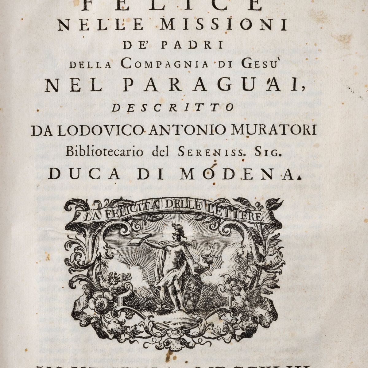 Ludovico Muratori - Happy Christianity in the mission of the fathers of ...