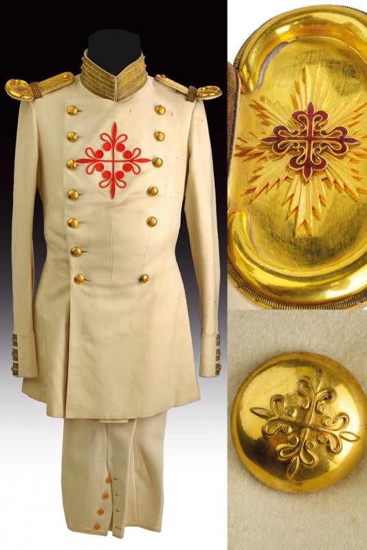 A rare uniform of the Military Order of Calatrava Mid 20th Century ...