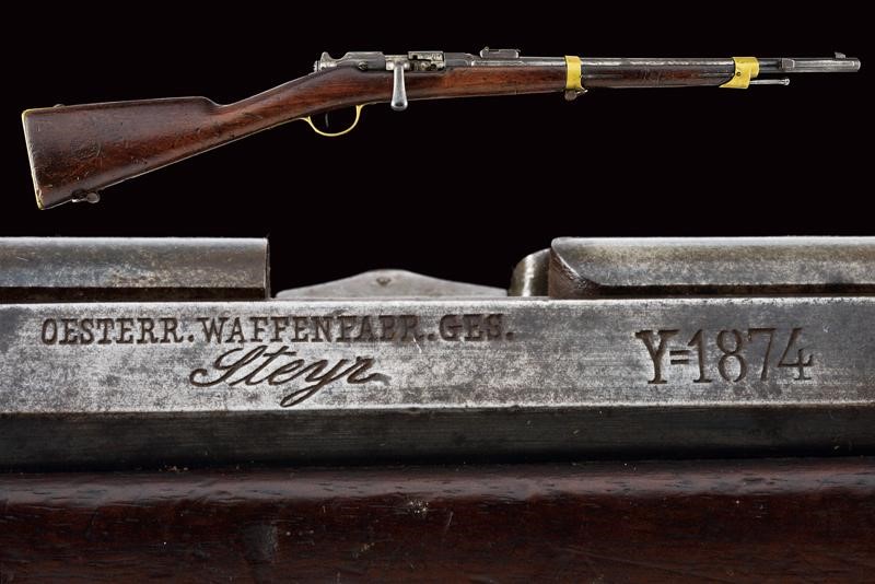 A rare Gras Y1874 carbine of Steyr production, Greek contract about ...