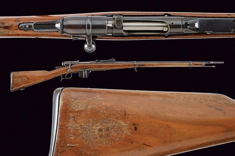 A Vetterli-Vitali 1870/87 model rifle 1888 | Militaria: Arms, Uniforms ...