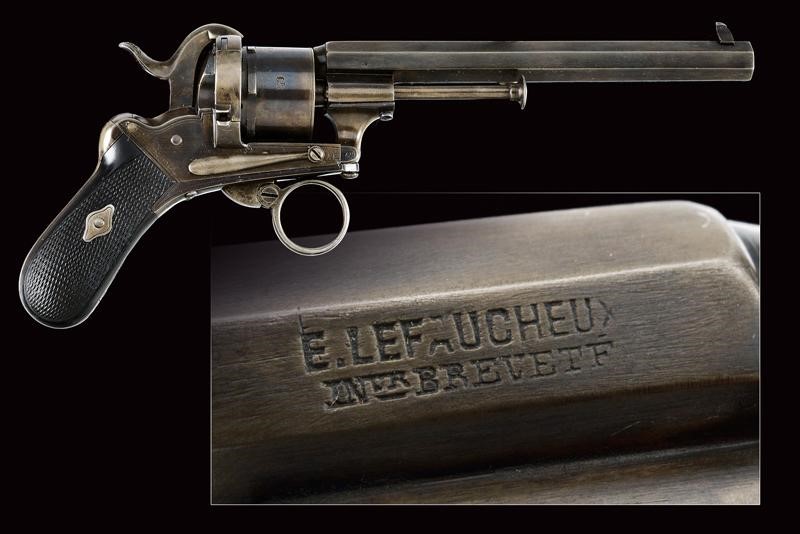 A Lefaucheux pin-fire revolver by Francotte about 1870 | Rare and fine ...