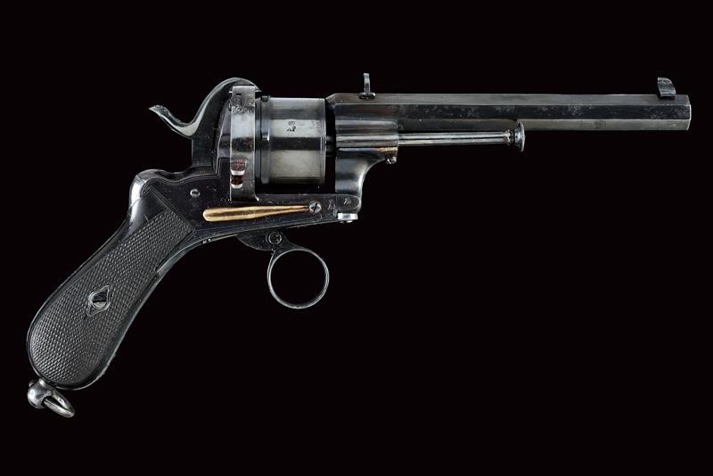 A Lefaucheux pin-fire revolver by Francotte about 1870 | Rare and fine ...