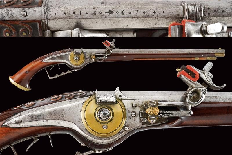 A rare and interesting wheel lock pistol 1667 | Rare and fine Antique ...