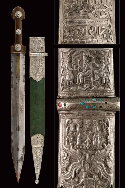 An exceptional qama with beautiful silver mounts 1904 | Rare and fine ...