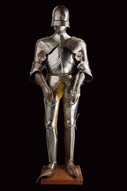 A modern replica of a gothic armour third quarter of the 20th Century ...