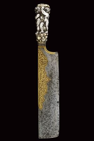 A beautiful hunting knife with Japanese blade circa 1700 | Rare and ...