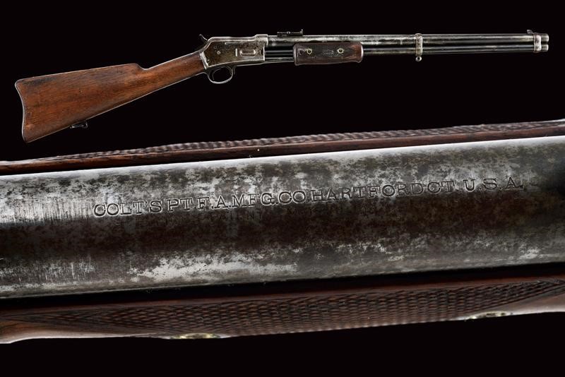 A Colt Lightning Slide Action Medium Frame, First Type Carbine 1886 ...