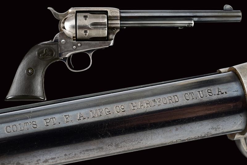 A Colt Single Action Army Revolver "Cavalry" 1885-90 | Rare and fine ...