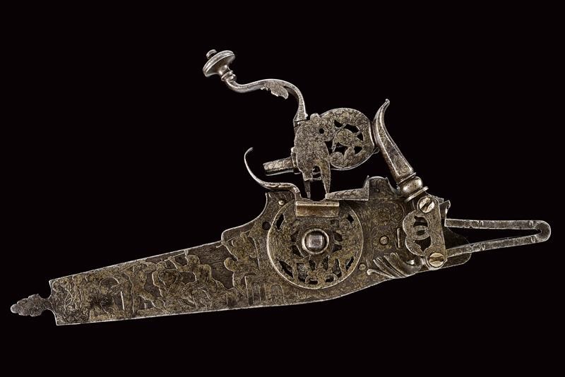 An engraved and carved wheel-lock 17th Century | Rare and fine Antique ...