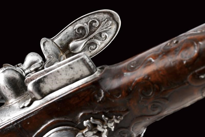 A beautiful roman style flintlock third quarter of the 17th Century ...