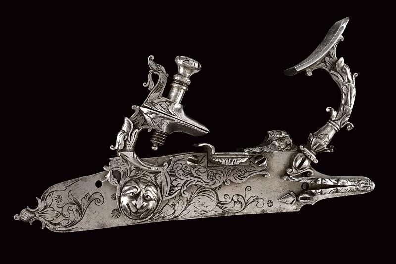A fine snaphaunce lock late 17th Century | Rare and fine Antique Arms ...