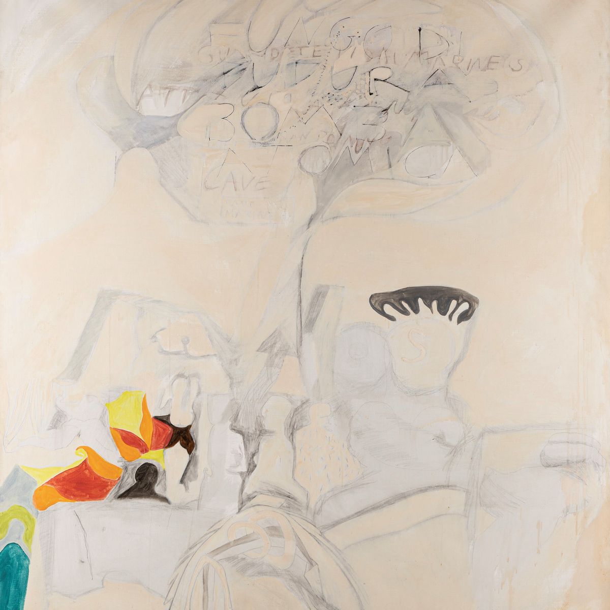 Gastone Novelli - Attenti al sergente Bond 1965 | Arte Moderna e ...