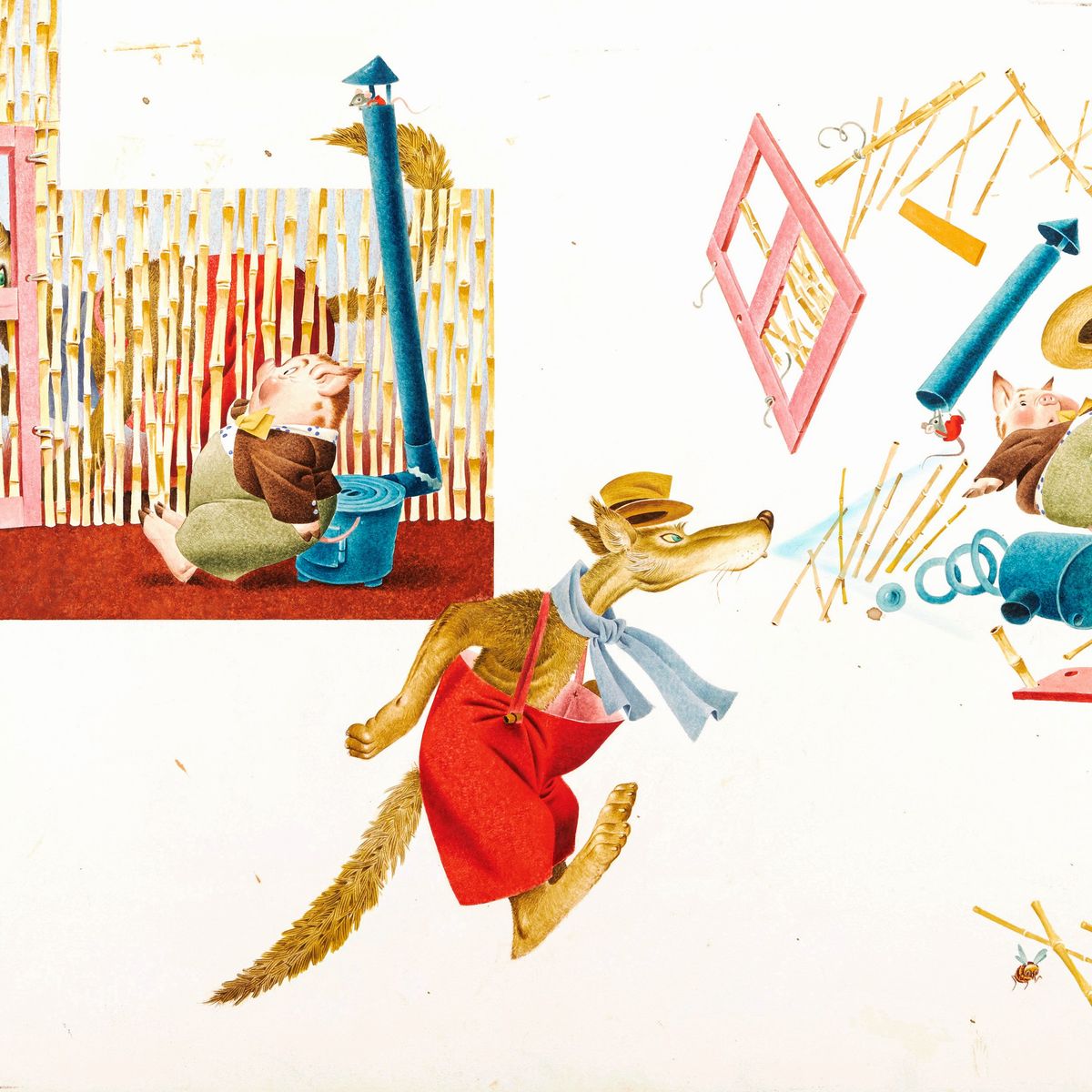Tony Wolf (Antonio Lupatelli) - The three Little Pigs 1968 | Fairy ...