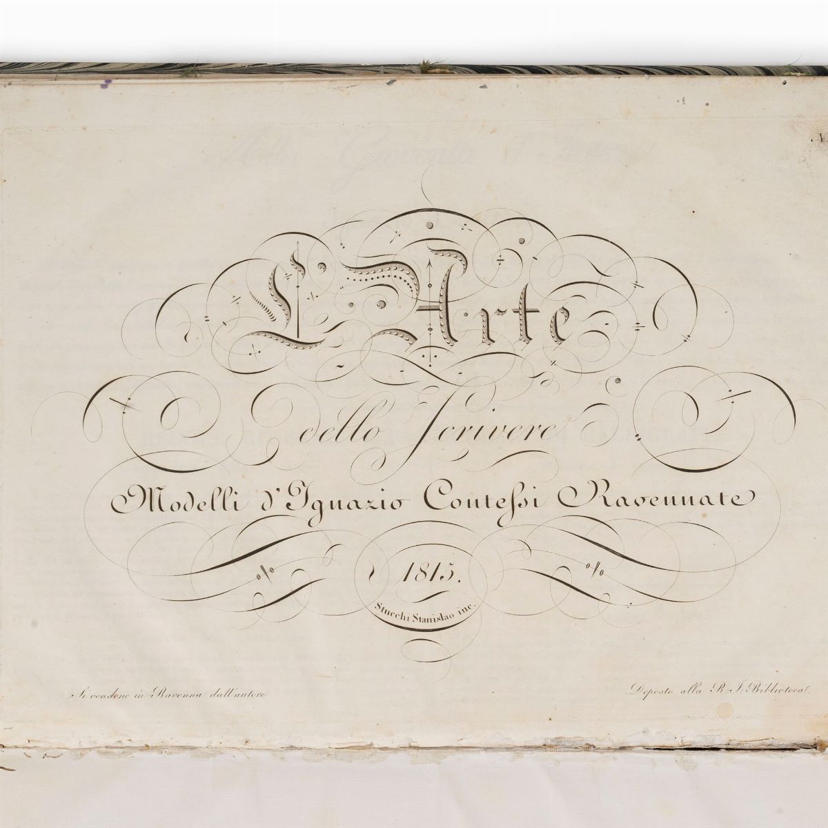 Calligrafia - Contessi, Ignazio - L'arte dello scrivere 1815 | Libri ...