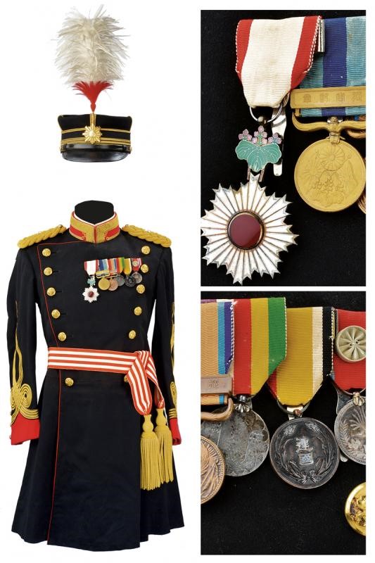A dress uniform of an imperial army major Meiji Period (1868-1912 ...