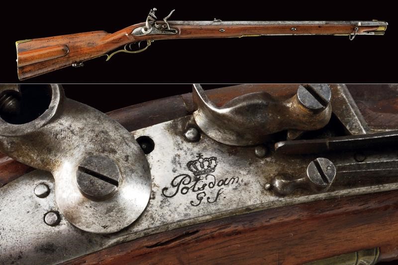 An 1810 model flintlock rifle "J‰gerb¸chse" 1830 | Rare and Fine ...