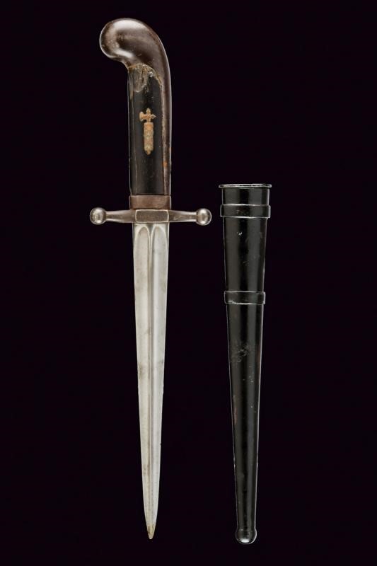 A 1925 model MVSN dagger for "Moschettieri del Duce" Second quarter of ...