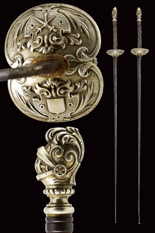 A fine pair of fencing epees circa 1900 | Rare and Fine Antique Arms ...