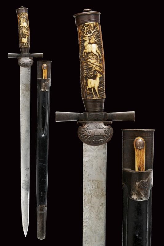 A fine hunting hanger circa 1800 | Rare and Fine Antique Arms & Armour ...