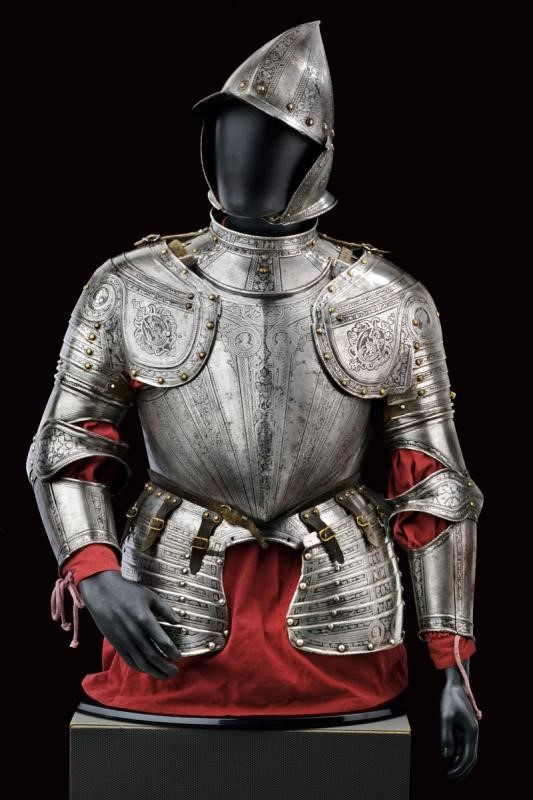 An elegant man-at-arms half armour in Pisan style about 1580 | Rare and ...