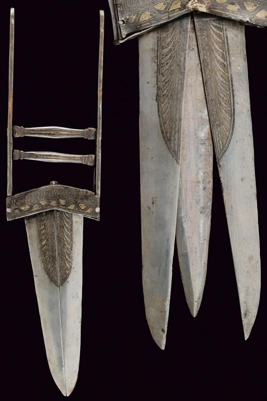 A double-blade katar Late 19th Century | Rare and Fine Antique Arms ...