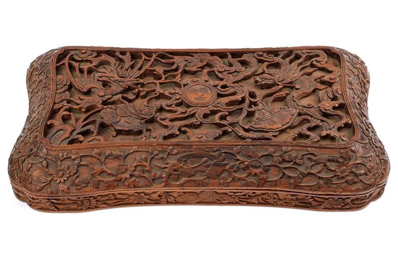 A beautiful carved case made for three revolvers early 20th Century ...