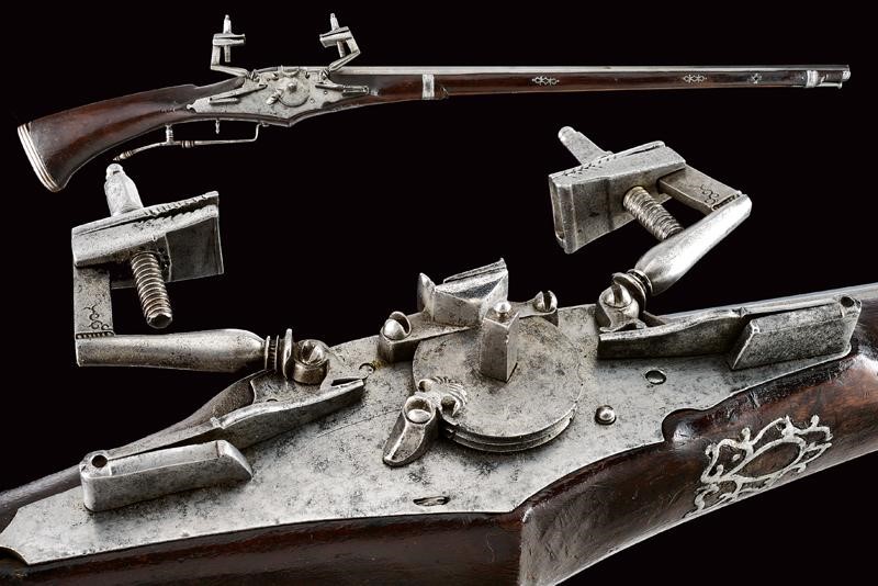 A rare and early double-cock military flintlock musket Late 16th ...