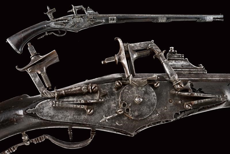 A very scarce and early double-cock wheel-lock gun 1590 circa | Rare ...