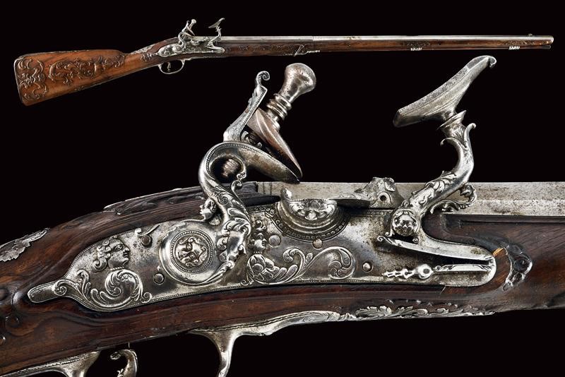 A beautiful snaphaunce gun by "Il Negroni" third quarter of the 18th ...