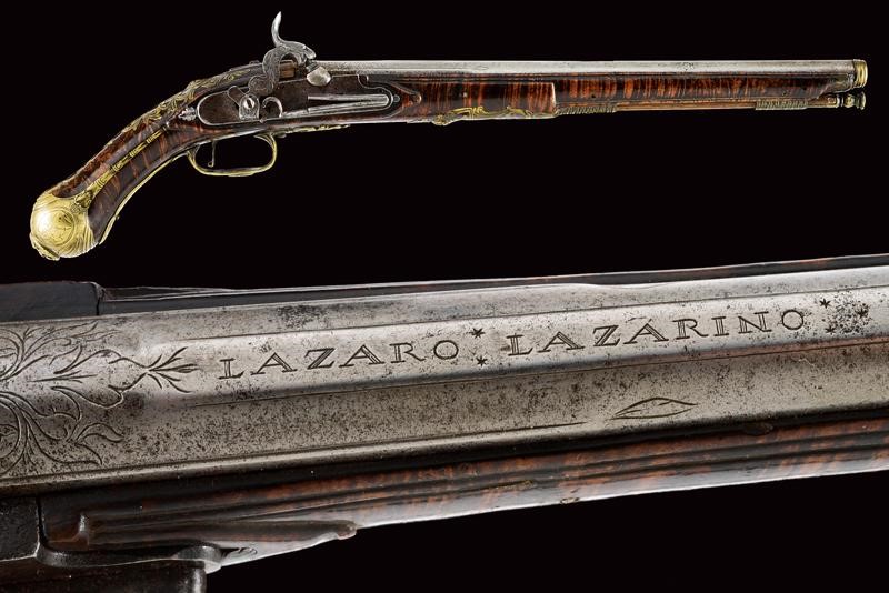 A magnificent roman-style pistol transformed to percussion First half ...