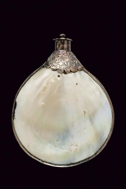 A fine silver-mounted powder flask 18th/19th Century | Rare and Fine ...