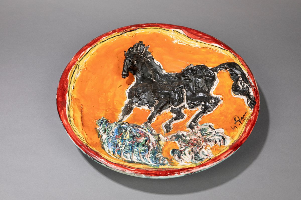 Umberto Ghersi - Piatto 1960 ca. | Design e Arti Decorative | Finarte ...