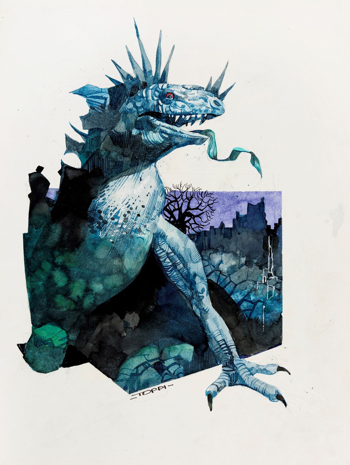 Sergio Toppi - Leggende del Salento 2003 | Original Comic Arts ...