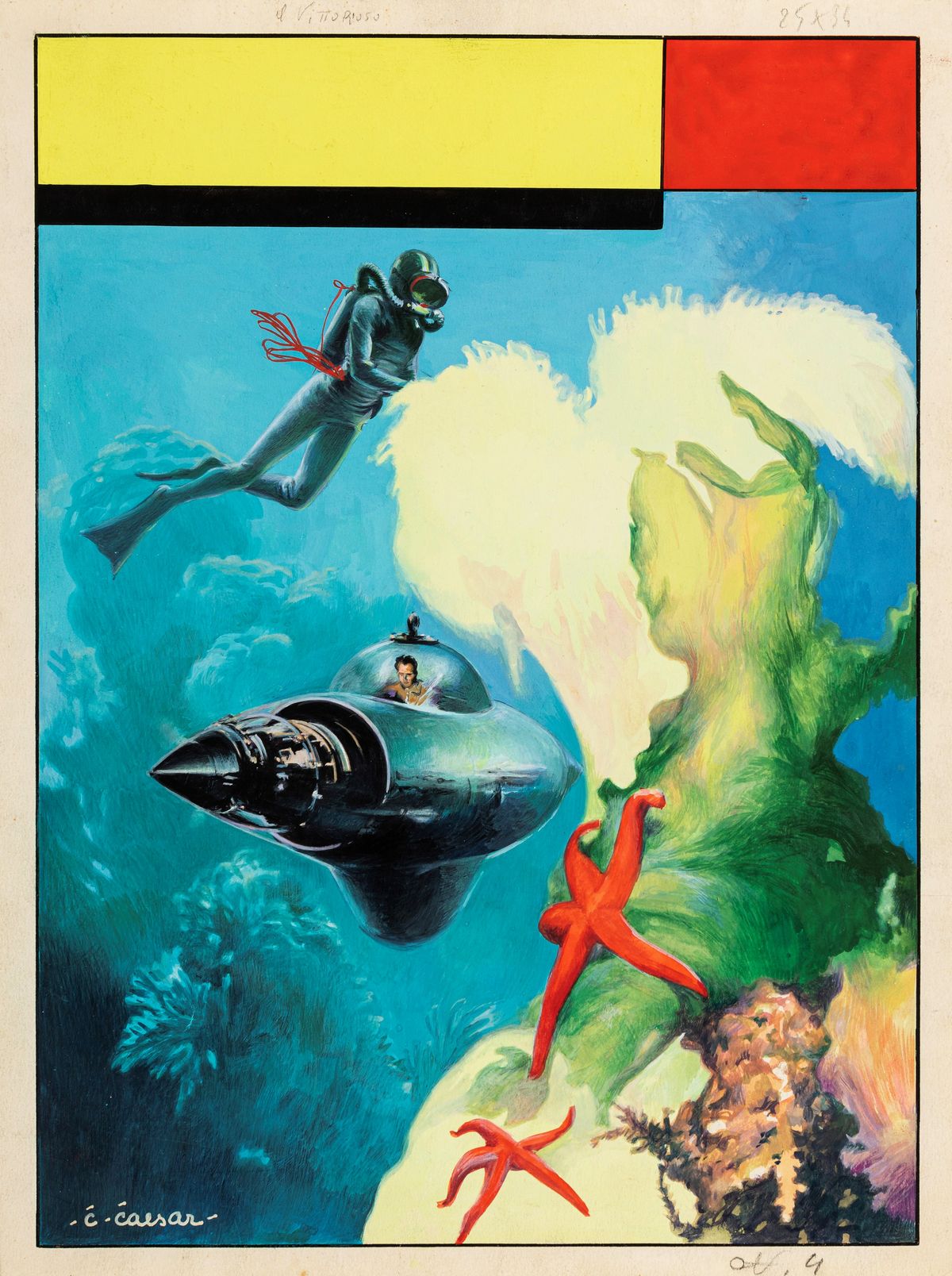 Kurt Caesar - Il Vittorioso - Uranio in fondo al mare 1955 | Original ...