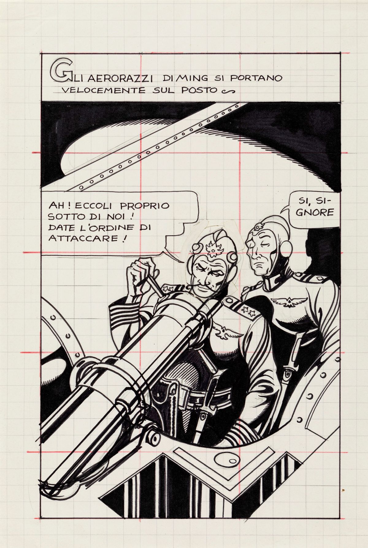Magnus (Roberto Raviola) - Ufficiali d'armata aerea (da Raymond) 1982 ...