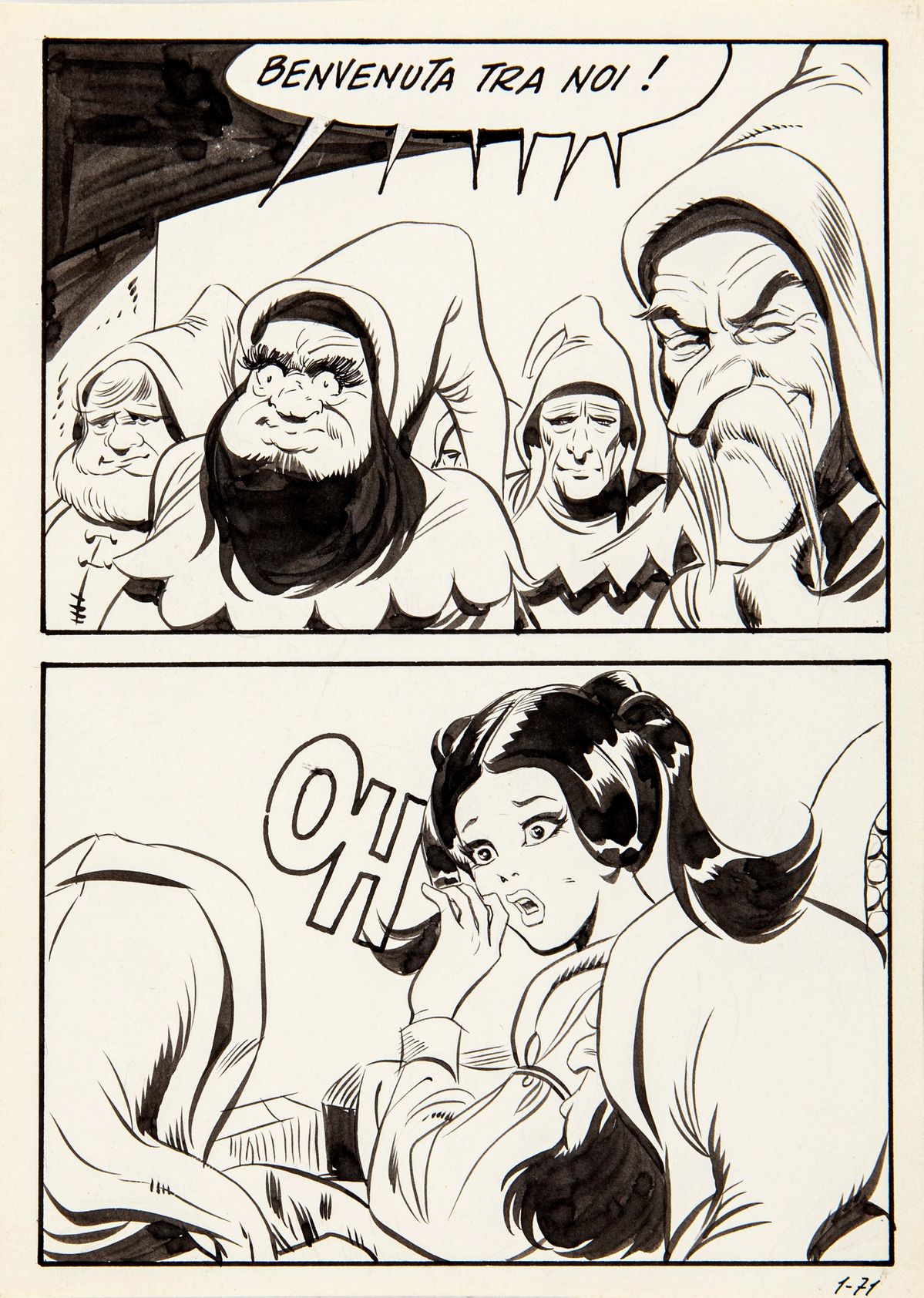 Leone Frollo - Biancaneve - I Sette Nani viziosi 1972 | Fumetti: i Maestri dell'Erotismo ...