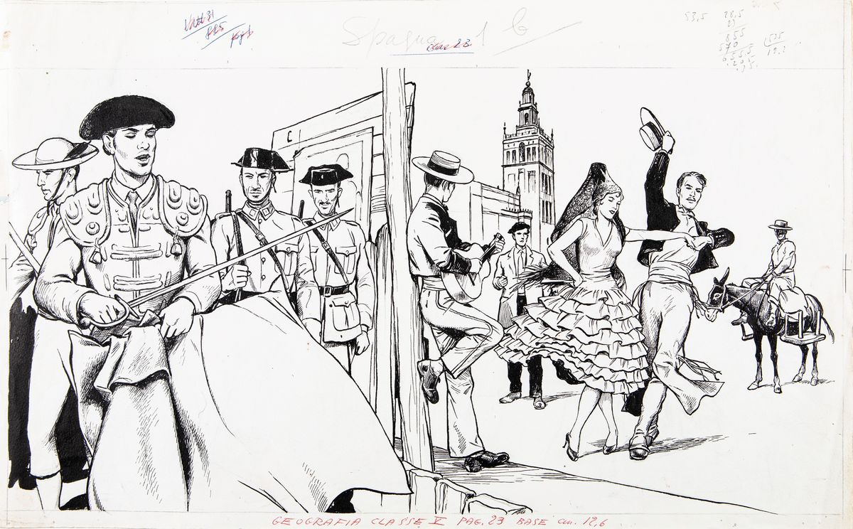 Franco Caprioli - Spagna 60's | Original Comic Arts & Illustrations ...