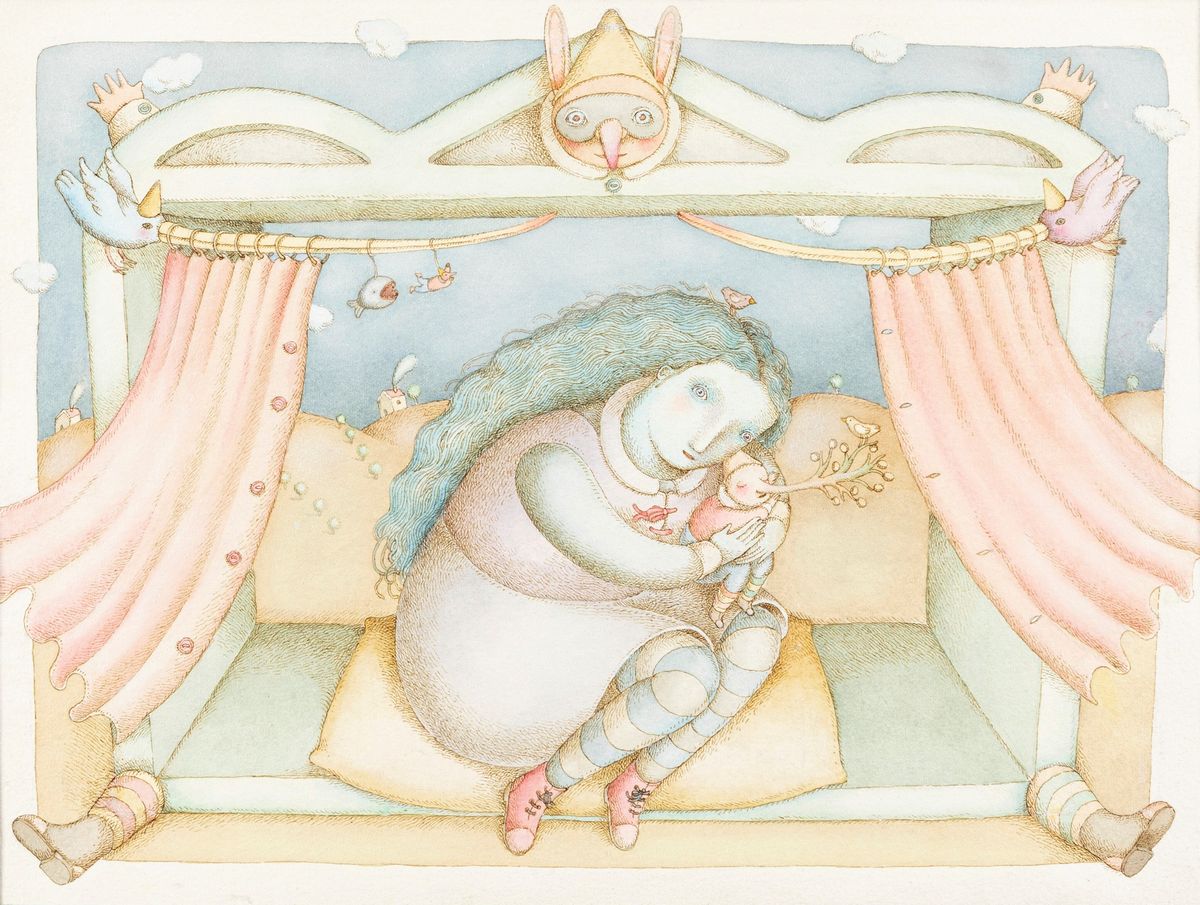 Nicoletta Ceccoli - Il teatrino di Pinocchio 1998 | Original Comic Arts ...