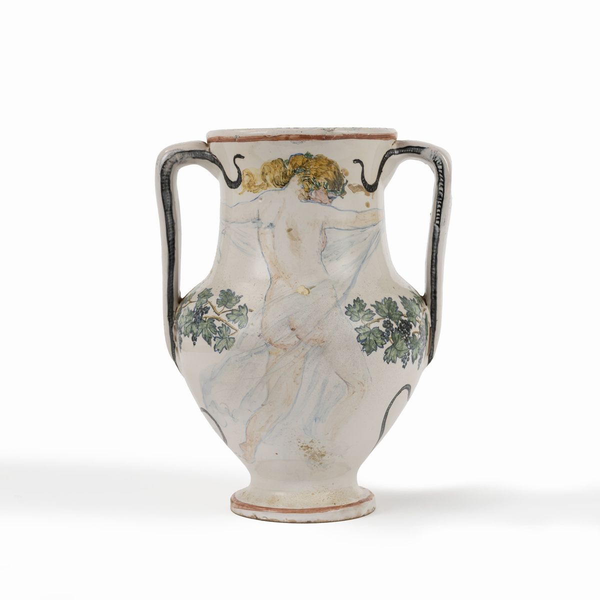 Basilio Cascella - Two-handled jug with Bacchae | 19th and 20th Century ...