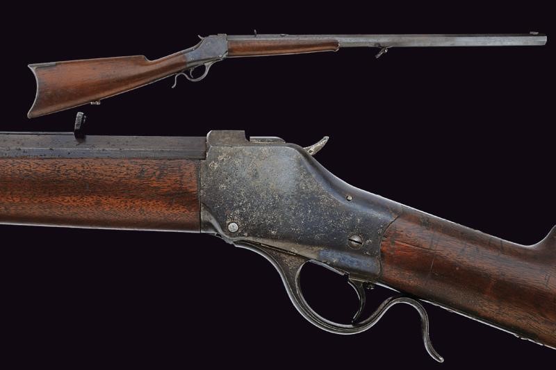 A Winchester single-shot High Wall Carbine, Model 1885 - USA 1885-90 ...