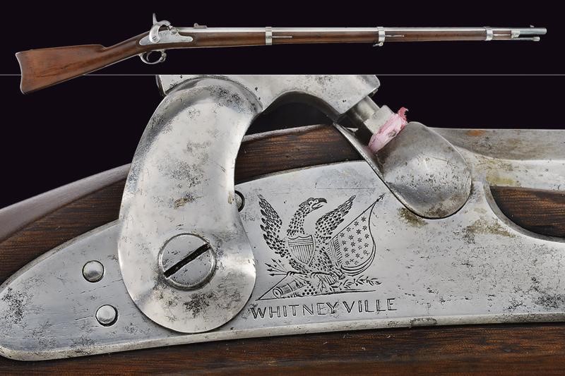A Whitneyville percussion rifle - USA Third quarter of the 19th Century ...