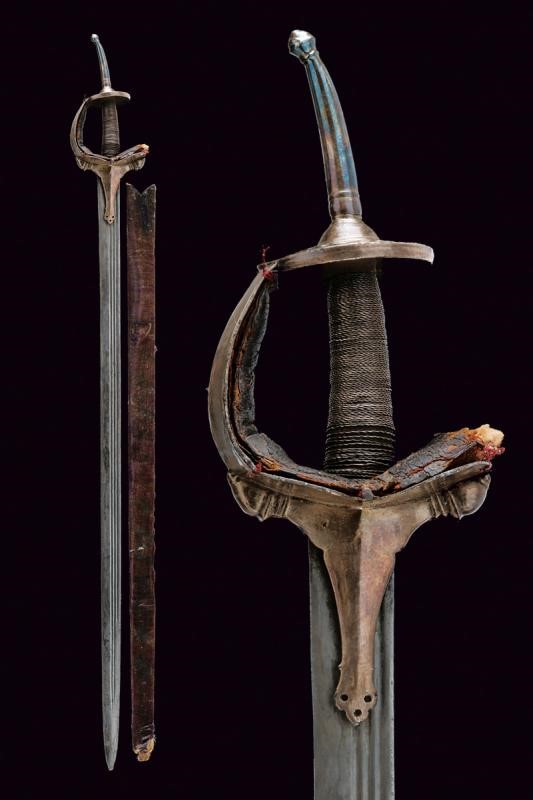 An interesting firangi with silvered hilt - India circa 1800 | Rare and ...
