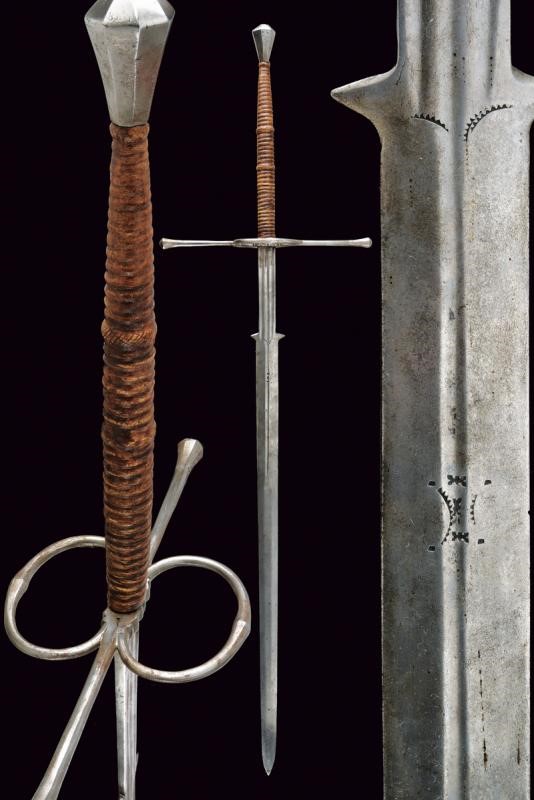 A fine and rare two-handed sword - Veneto second quarter of the 16th ...