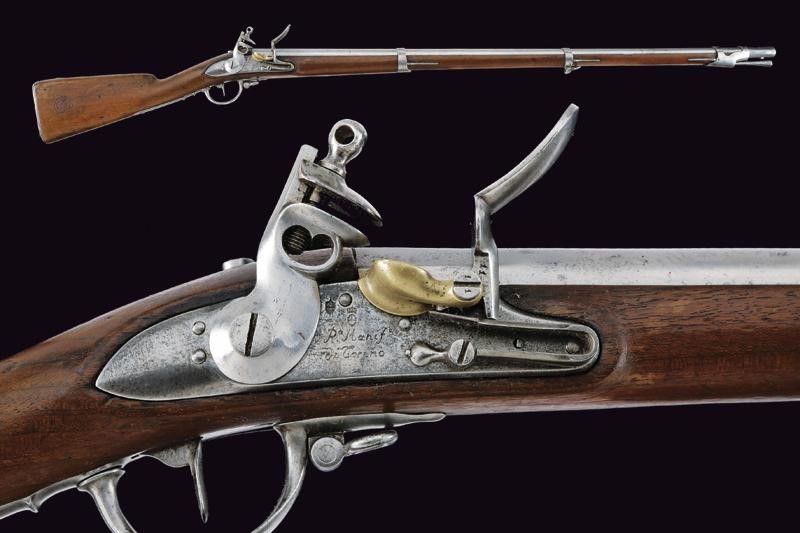 An 1814 model flintlock gun - Turin | Rare and Fine Antique Arms ...