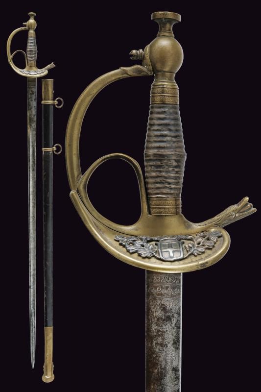 A rare 1833 model Albertina sword for a medical officer - Kingdom of ...