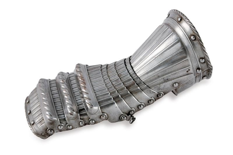 A Maximilian type right-hand gauntlet - Southern Germany | Rare and ...