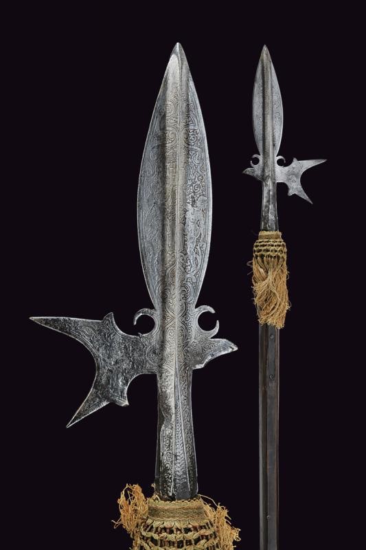 A rare engraved Trabantan Halberd - Germany | Rare and Fine Antique ...