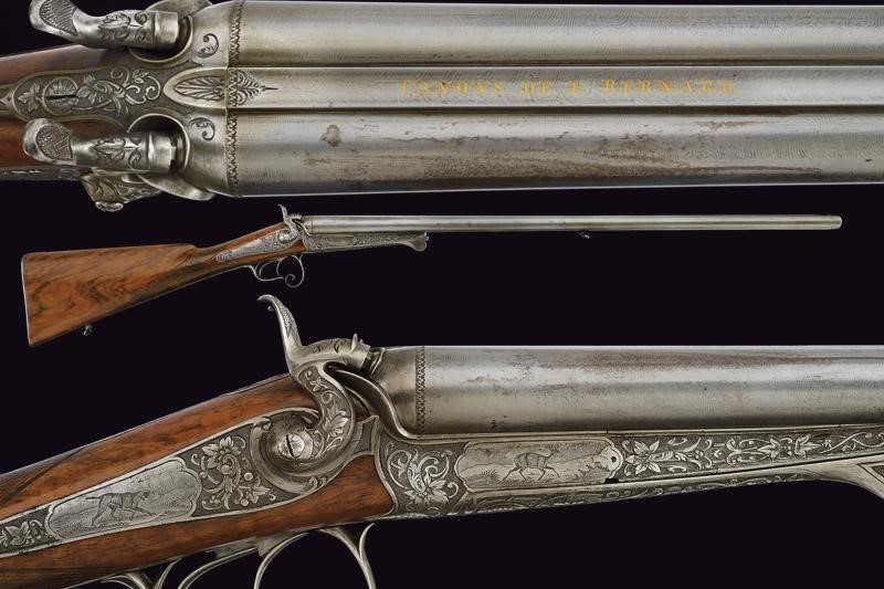 A double-barreled centerfire shotgun - Europe | Rare and Fine Antique ...