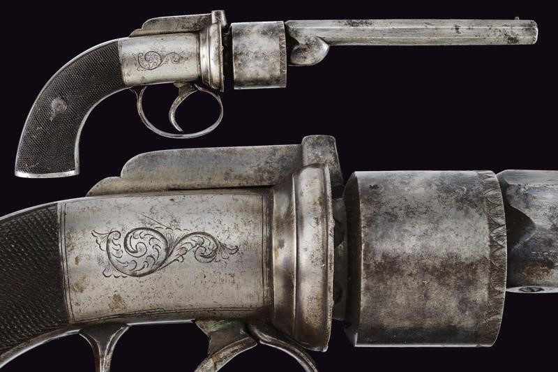 A rare transition percussion revolver - England | Rare and Fine Antique ...